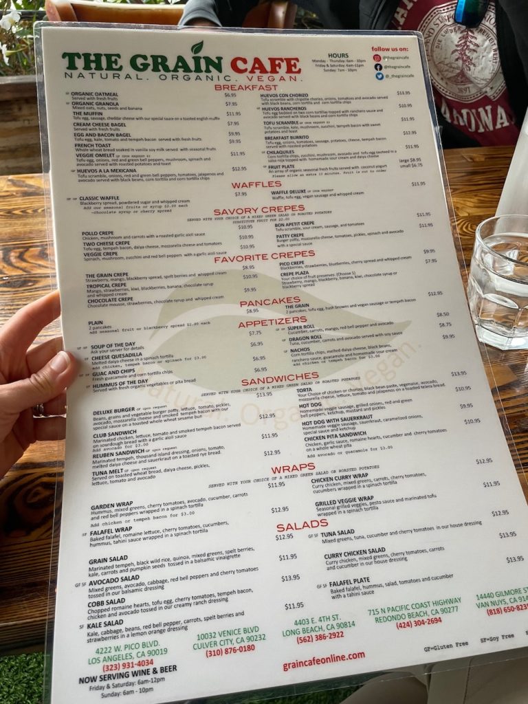 Los Angeles: Rede de restaurantes veganos The Grain Cafe
