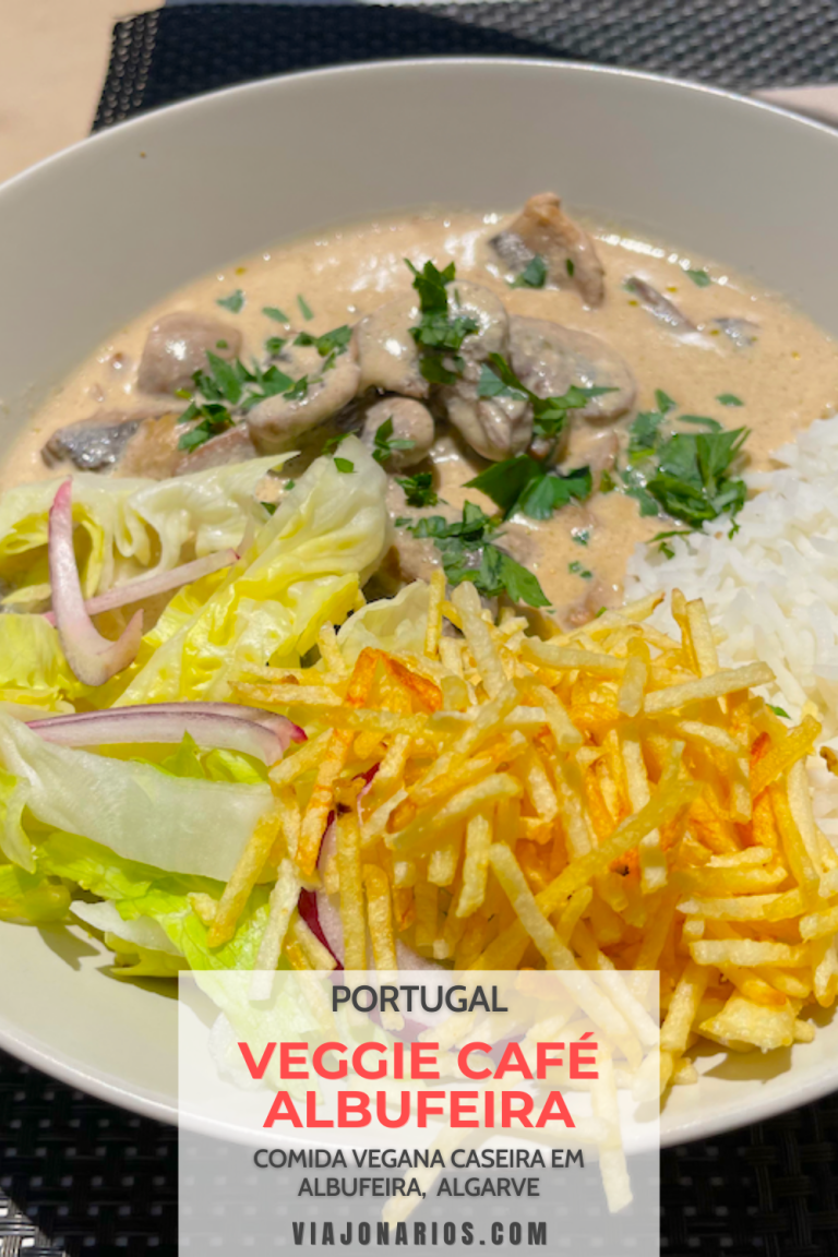 Portugal: Comida vegana no Veggie Café Albufeira, Algarve